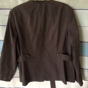 Apostrophe | Jackets & Coats | Apostrophe Stripped Jacket | Poshmark